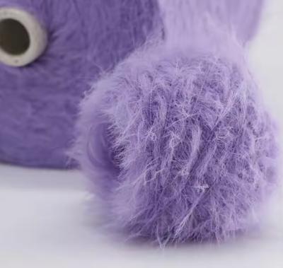 China 11NM Feather Yarn Polyester Blended Nylon Knitting Yarn BSCZ for sale
