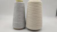 China GRS OCS Corespun Yarn White Polyester   Naturally Dyed Yarn for sale