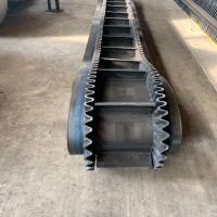 China Food Grade PVC Corrugated Conveyor Belt For Farm Grain Corn Wheat Lifting Transportation for sale