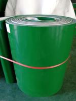 China Smooth PU PVC Conveyor Belt 3mm Thickness Custom Colors Green Blue White for sale