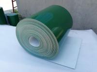 China Smooth PU PVC Conveyor Belt 3mm Thickness Custom Colors Green Blue White for sale
