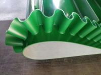 China Food Grade PVC Corrugated Conveyor Belt For Farm Grain Corn Wheat Lifting Transportation for sale
