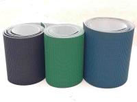 China Customized PVC PU Conveyor Belt Green White Smooth Light Duty Industry 2mm Thickness for sale