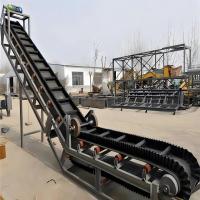 China Customizable Corrugated Belt Conveyor Adjustable Speed Bulk Material Belt Conveyors for sale