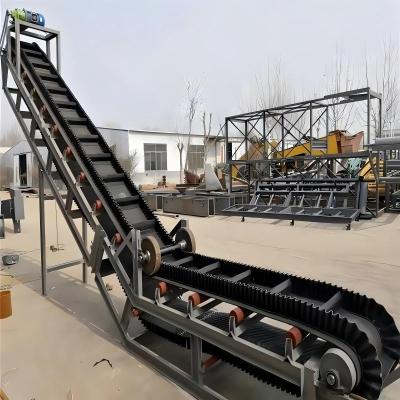 China Customizable Corrugated Belt Conveyor Adjustable Speed Bulk Material Belt Conveyors for sale