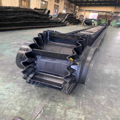 China Durable Quality Corrugated Sidewall Conveyor Belt For Cement Mining Conveyor Solution for sale