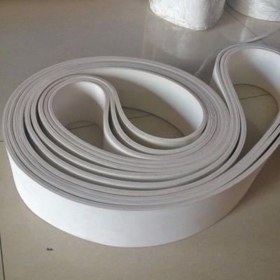 China Customized PVC PU Conveyor Belt Green White Smooth Light Duty Industry 2mm Thickness for sale