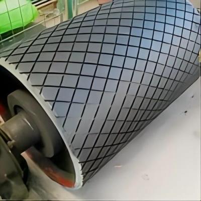 China Rubber Pulley Lagging OEM Pulley Lagging For Belt Conveyor System Pulley for sale