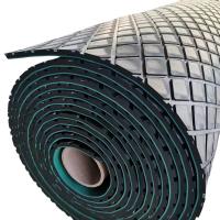 China Heavy Duty Rubber Pulley Lagging 10MPa to 15MPa Diamond Pattern Conveyor Roller Cover for sale