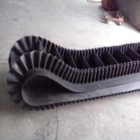 China Corrugated Sidewall Cleated Conveyor Belt for Bulk Materials 300-2000mm Width for sale