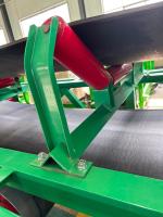 China Galvanized Steel Conveyor Idler Roller 108mm Diameter for Mining Material Handling for sale