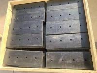 China Cement Plant Use OEM Rubber Scraper Rubber Pad For Bucket Elevator Conveyor System for sale