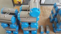 China 10mm Pneumatic Rack And Pinion Actuator Control Valves for sale