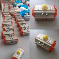 China AT Series Pneumatic Rotary Actuato Single Acting Spring Return Aluminum Actuator for sale