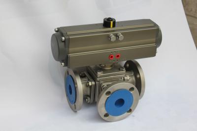China 0-180 Degree Pneumatic Rotary Valve Actuator Double Acting Butterfly Valve for sale
