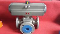 China 0-180 Degree Pneumatic Rotary Valve Actuator Double Acting Butterfly Valve for sale