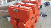 China Small Double Acting Pneumatic Actuator With Spring Return 1/4 Turn for sale
