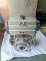 China Dual Double Action Pneumatic Actuator double acting piston actuator for sale