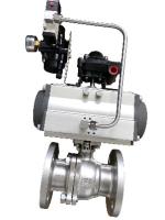China Double acting pneumatic actuator dual action rack and pinion rotary actuator for valve for sale