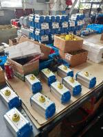 China 180 degree rack and pinion pneumatic rotary actuator aluminum for sale