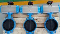 China Ball Solenoid Valve Actuator Pneumatic Rack And Pinion Quarter-Turn for sale