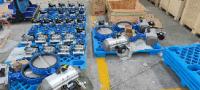 China Double Effect Pneumatic Rotary Actuator Control Butterfly Valve for sale