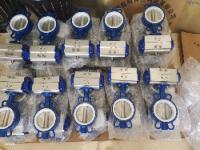 China Double Effect Pneumatic Rotary Actuator Control Butterfly Valve for sale