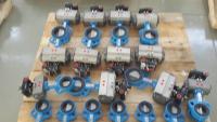 China Fail Close Double Acting Pneumatic Actuator Butterfly Valve for sale