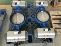 China 90 Degree Pneumatic Butterfly Valve Actuator High Temperature for sale