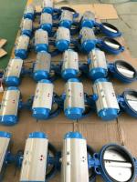 China 90 Degree Pneumatic Butterfly Valve Actuator High Temperature for sale