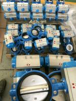 China 4 Inch Pneumatic Rotary Valve Actuator Quarter Turn for sale