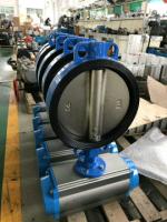 China Sanitary Butterfly Valve With Pneumatic Actuator And for sale