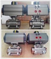 China Quarter Turn Pneumatic Ball Valve Actuator Double Action  Or Spring Return for sale
