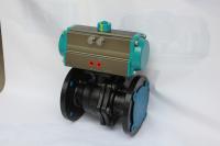China good quality pneumatic ball valves pneumatic actuator for ball valves for sale