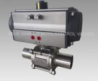 China 90 Degree Ball Valve Pneumatic Actuator Flow Control Valves for sale