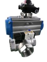 China Pneumatic Three Way Ball Valve Actuator Double Acting Actuator Pneumatic for sale