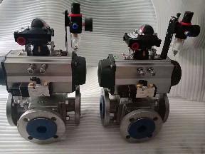 China Atex Pneumatic Actuator Pneumatically Operated Ball Valve for sale