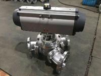 China Aero2 Pneumatic Ball Valve Actuator Air Control  Three Way Y Type Ball Valve for sale