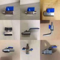 China 3 Way Ball Valve Pneumatic Actuator Stainless Steel For Water Oil Gas 1/8-1