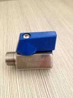 China 3 Way Ball Valve Pneumatic Actuator Stainless Steel For Water Oil Gas 1/8-1