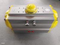 China aluminum alloy quarter turn rack and pinion pneumatic actuator for sale