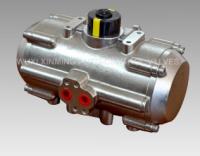 China 316 304 Stainless Steel Pneumatic Actuator 3 Way Ball Valve 1/4 Turn for sale