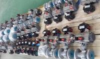 China 2-8bar 90 Degree Single Acting Pneumatic Actuator Ball Valve for sale