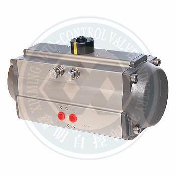 China 90 Degree Single Acting Pneumatic Rotary Actuator Spring Return for sale
