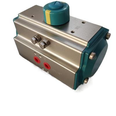 China Quarter-Turn Rotary Air Actuator Device Single Effect Pneumatic Actuator RAL5021 for sale