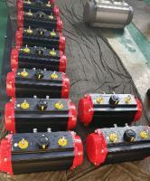 China 90 Degree Rotary Actuator Rack And Pinion Pneumatic Control Ball Valve for sale