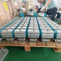 China AT Series Pneumatic Actuator Double And Single Acting rack and pinion actuator supplier for sale