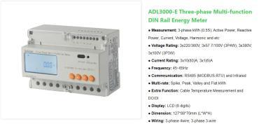 China ADL3000 Modbus RTU Three Phase Din Rail Energy Meter UL Certification for sale