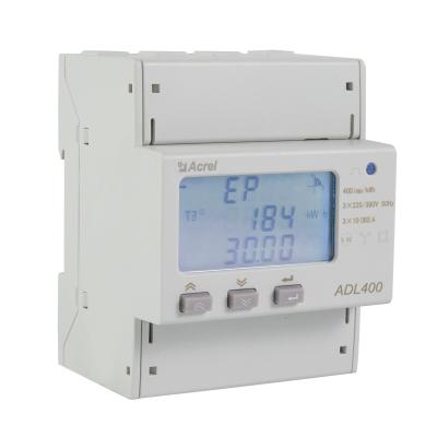 China RS485  / Modbus-RTU 154~264Vac Din Rail Energy Meter ADL400 for sale