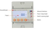 China 10(60)A 230V 50HZ Single Phase Kilowatt Hour Meter / Din Rail Smart Meter ADL100-ET for sale